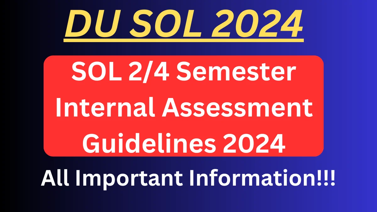 SOL 2/4 Semester Internal Assessment Guidelines 2024