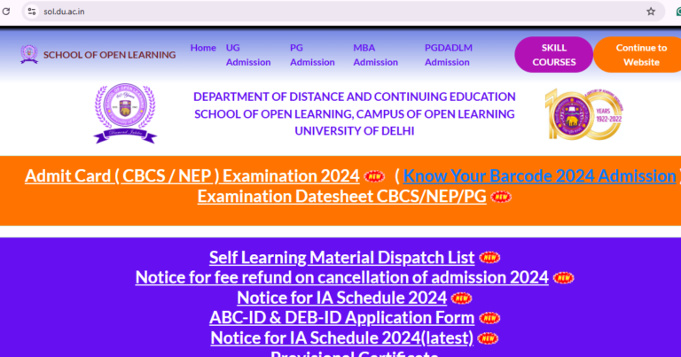 DU SOL Skill Courses Admission 2025: Fees, Eligibility & Duration